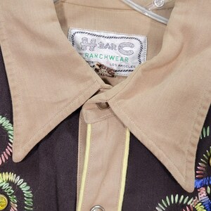 XL Flashy Studded 1950s Cowboy Shirt Western - Etsy