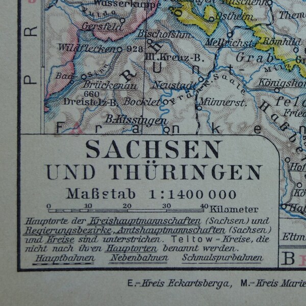 Detailed Map of Germany - Etsy