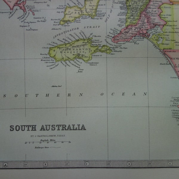 Large Detailed Map of Queensland - Etsy Australia