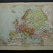 EUROPE Old Map of Europe 1928 Original Vintage Political Map of Europe ...