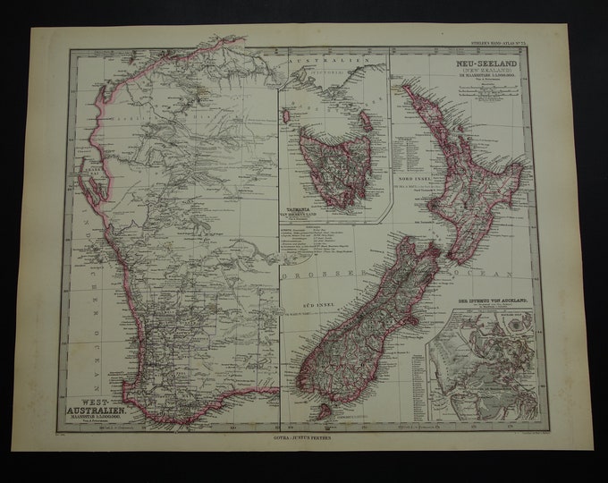 Australia & New Zealand 1826, Australian History, New Zealand History ...