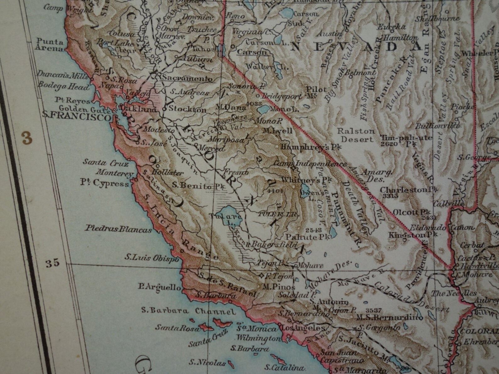 USA Old Map of the United States LARGE Original 1887 Antique - Etsy