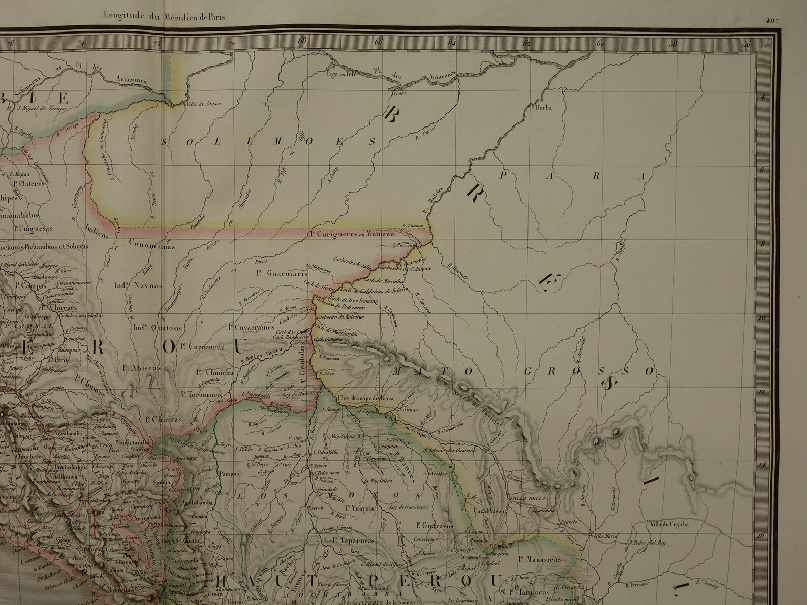 Old Map of Peru and Bolivia LARGE Original 1829 Antique French - Etsy