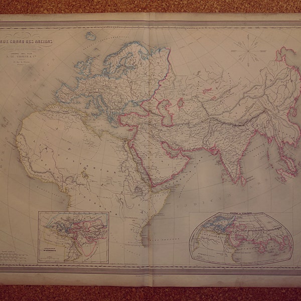 Vintage Worldmap Geography - Etsy