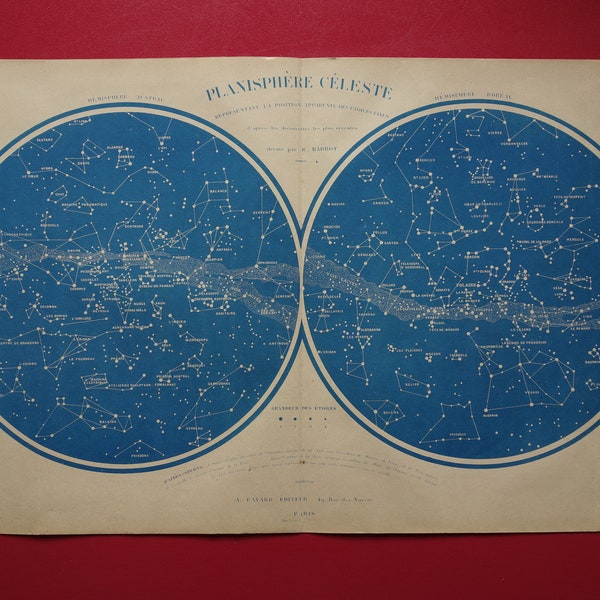 Antique Star Chart - Etsy