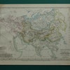 ASIA Old Geology Map of Asian Continent 1896 Original Antique Hand ...