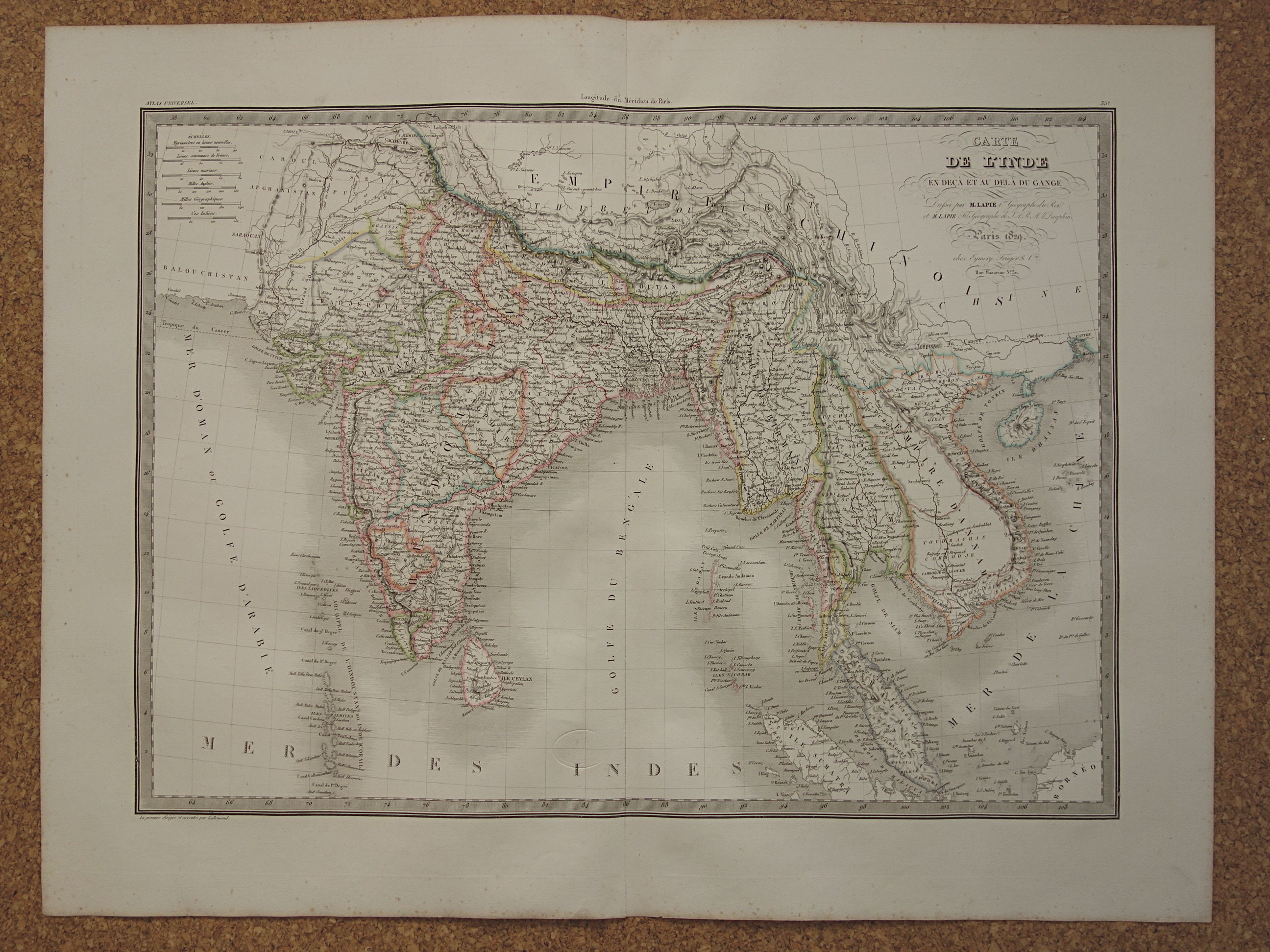 Asia Map Madras