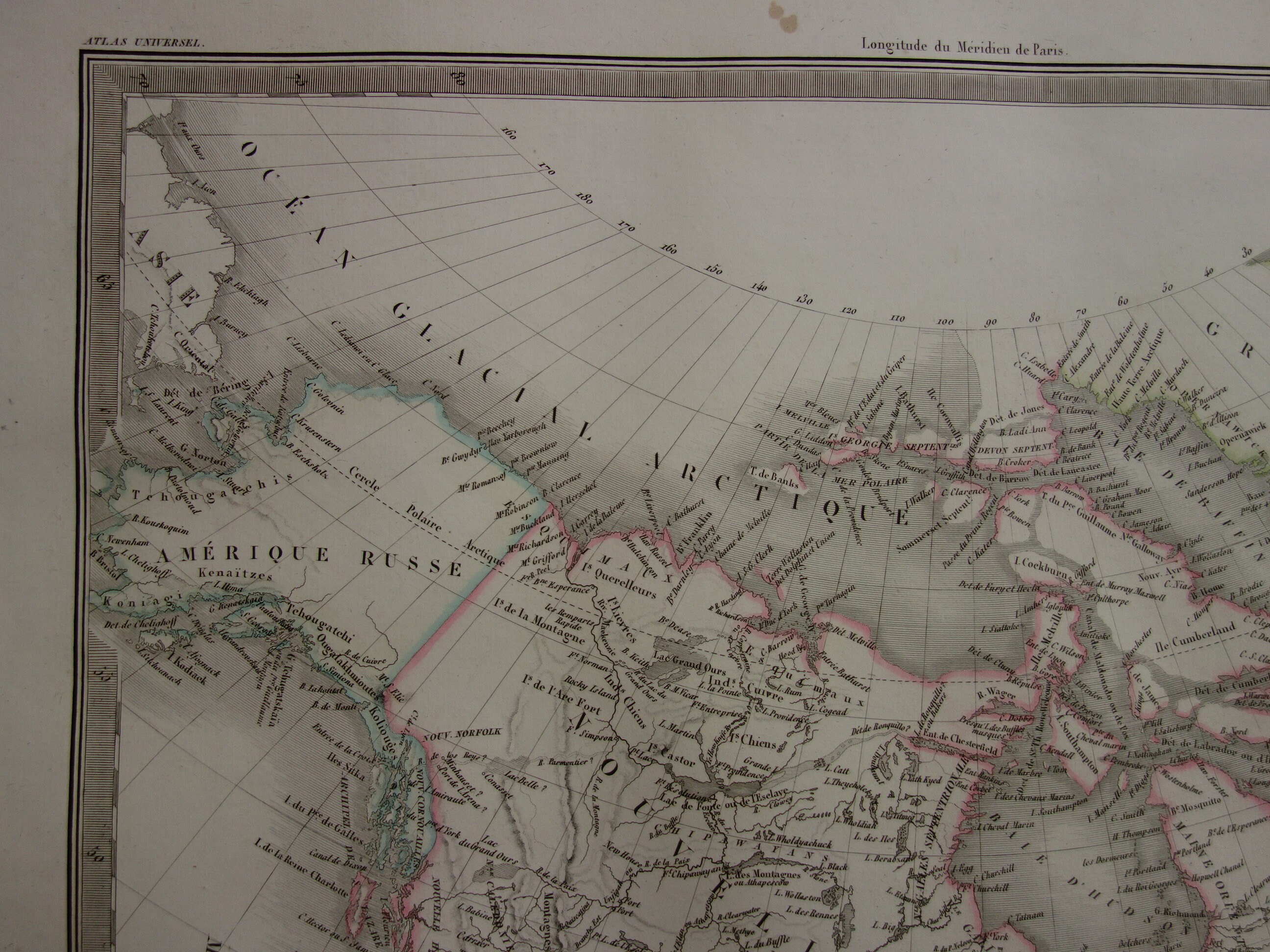 1830 NORTH AMERICA Map LARGE Original Antique Poster Map of the Usa ...