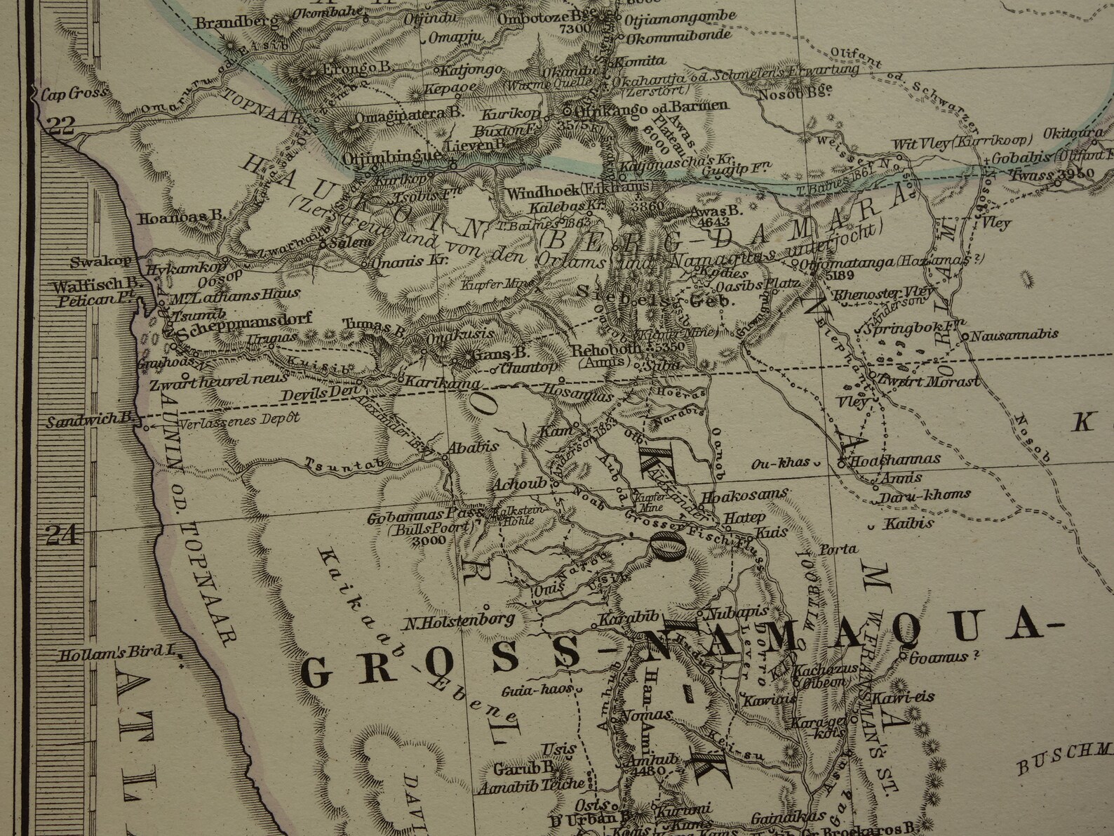 SOUTH AFRICA Map of Transvaal Republic LARGE 1877 Antique - Etsy