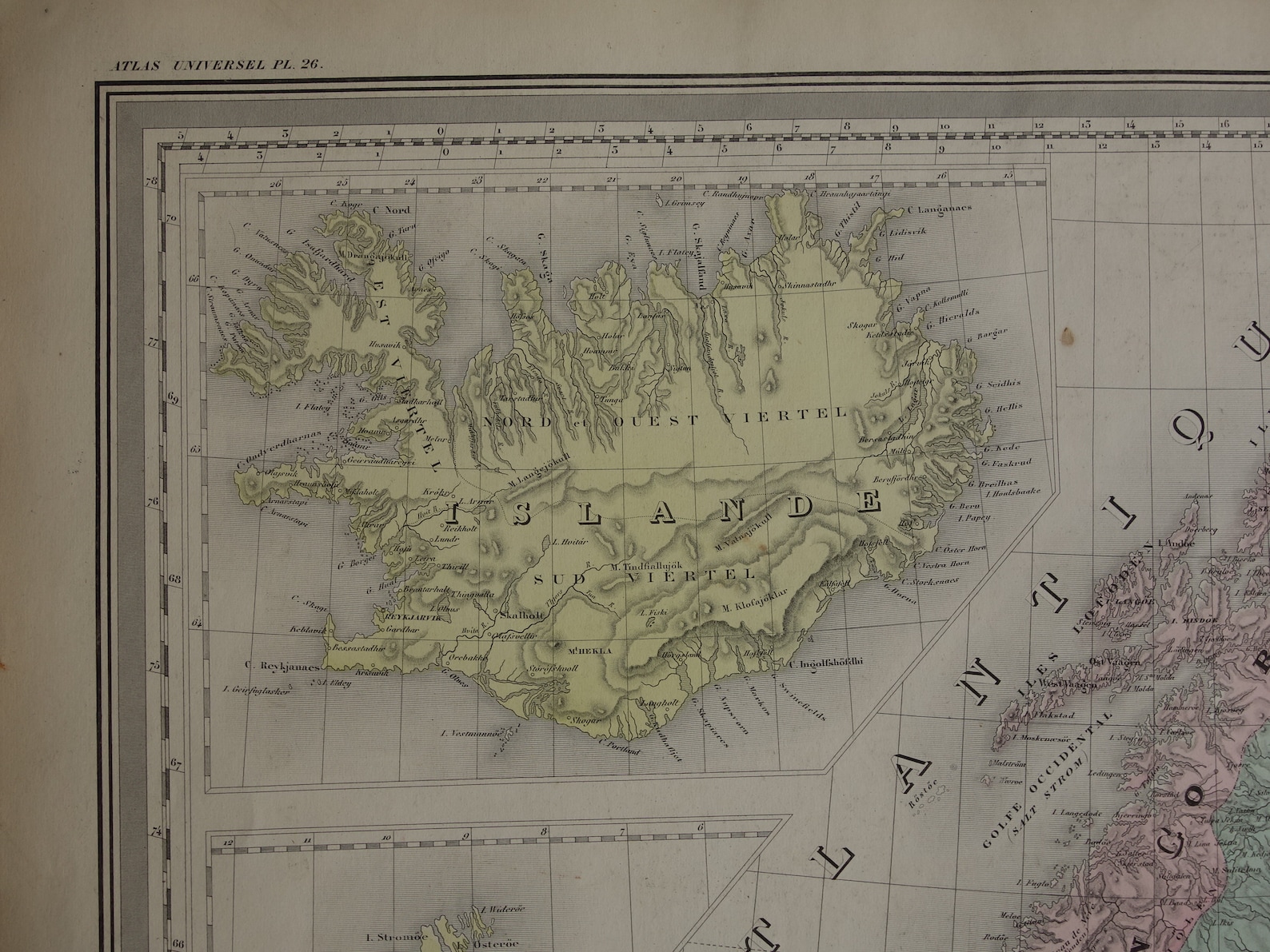 NORWAY Old Map LARGE Original Antique Maps About Sweden and - Etsy