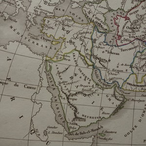 185+ Years Old Map of Asia Original Antique Poster/print With Year 1832 ...