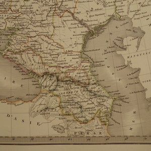 Old Map of RUSSIA in 1830 Original Antique Print of the European ...