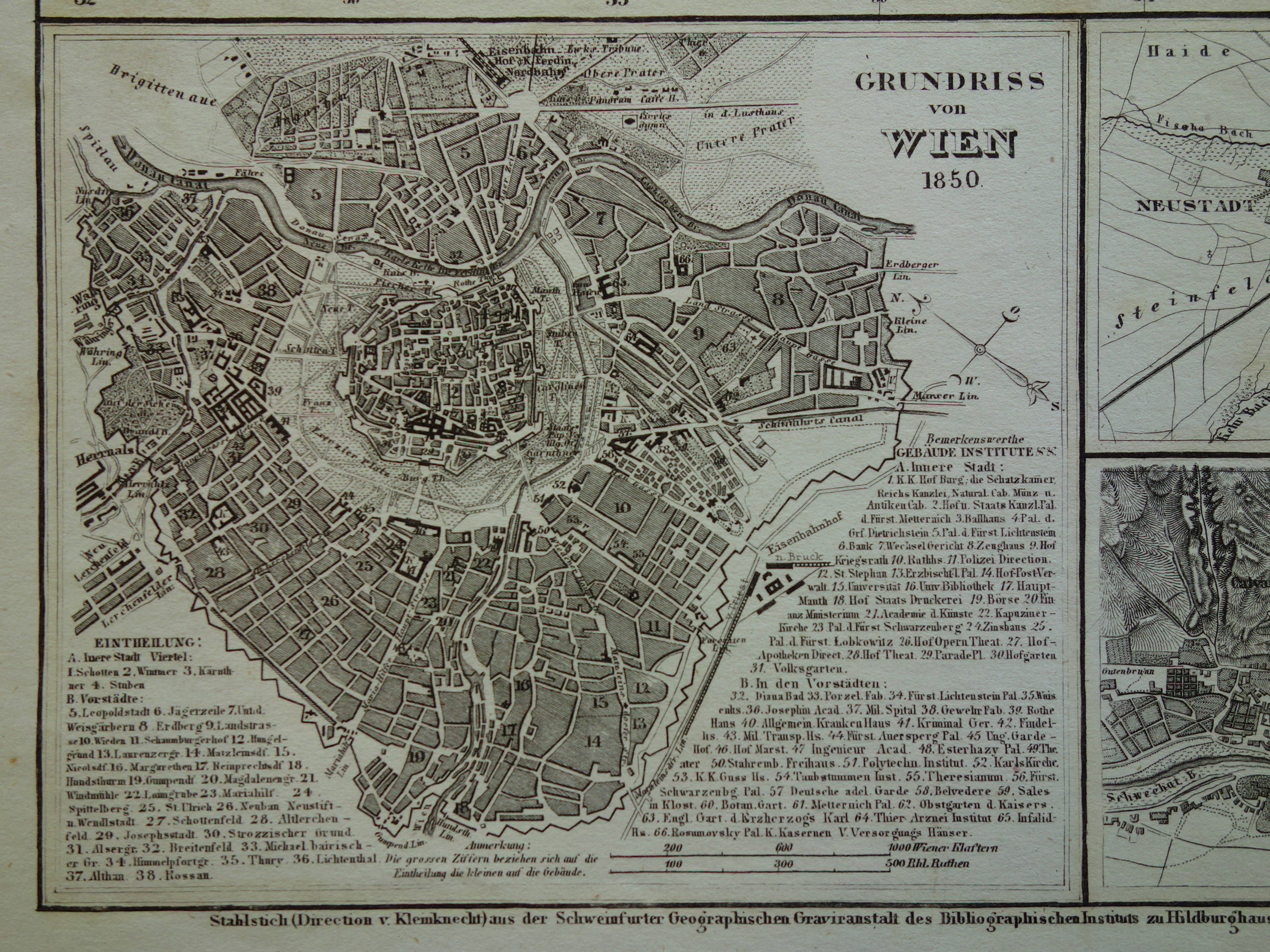 AUSTRIA Old Map of Archduchy 1850 Original Antique Poster of - Etsy Canada