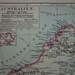 AUSTRALIA Old Map 1913 Very Detailed Antique Map of Australia - Etsy
