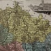 NIEVRE Antique Map of Nièvre Department France 1882 Beautiful Old Hand ...