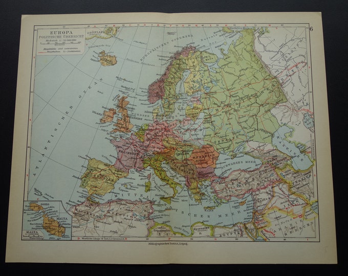 Poster, Many Sizes Available; Cia Map of Europe 2004 - Etsy Canada