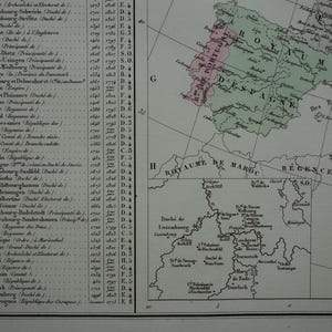 Old Map of Europe in the Year 1773 Kingdom Poland Partition LARGE ...