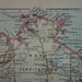 AUSTRALIA Old Map 1913 Very Detailed Antique Map of Australia ...