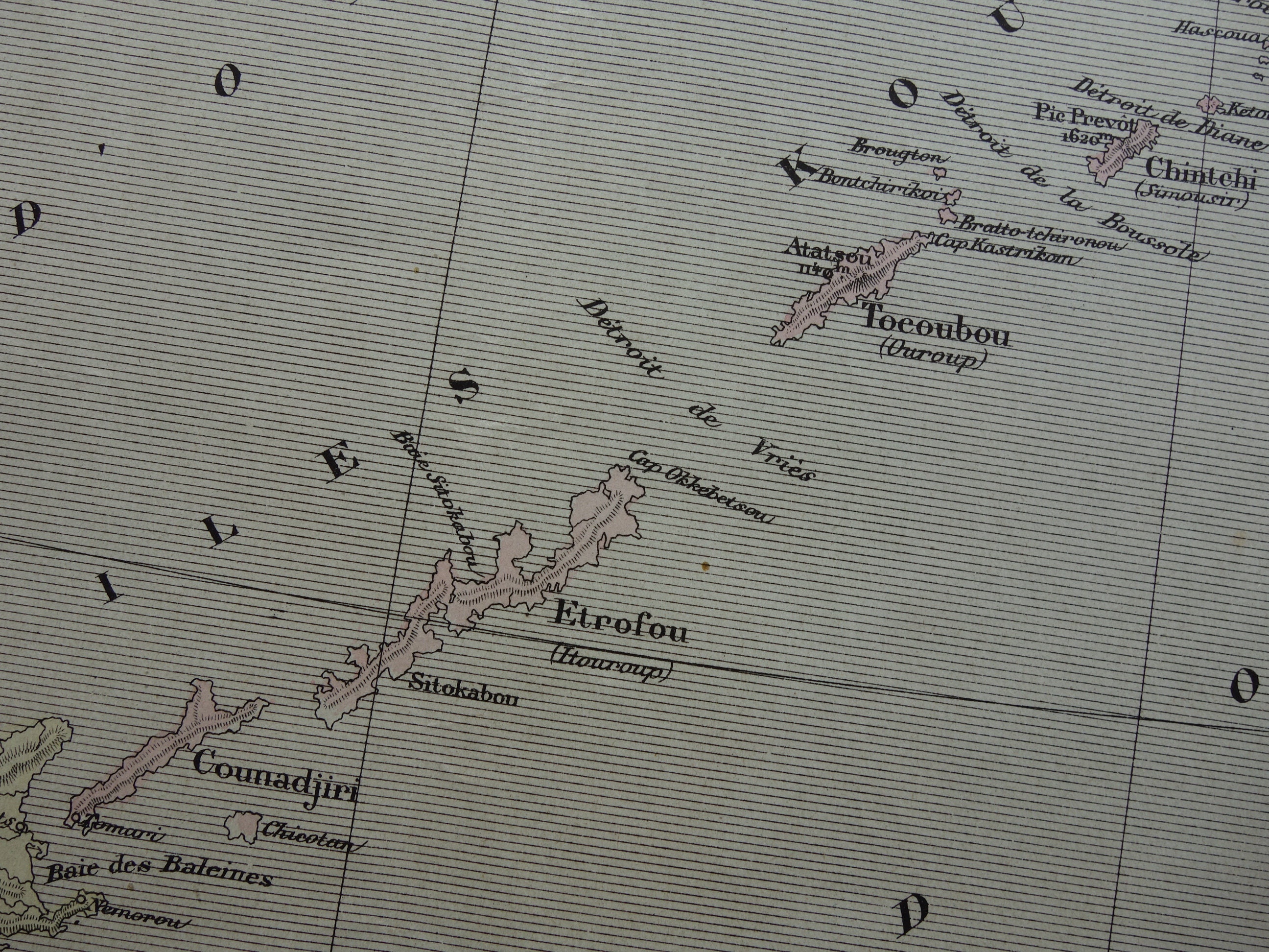 Old Map of Japan Hokkaido Ezo Island Eso Kuril Islands in 1896 - Etsy UK