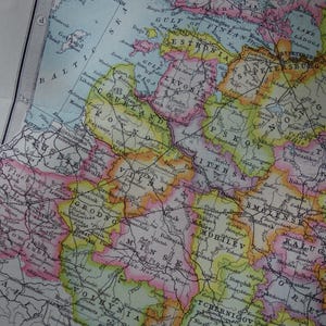 RUSSIA Old Map of Russia in 1890 Original Large English Antique Print ...