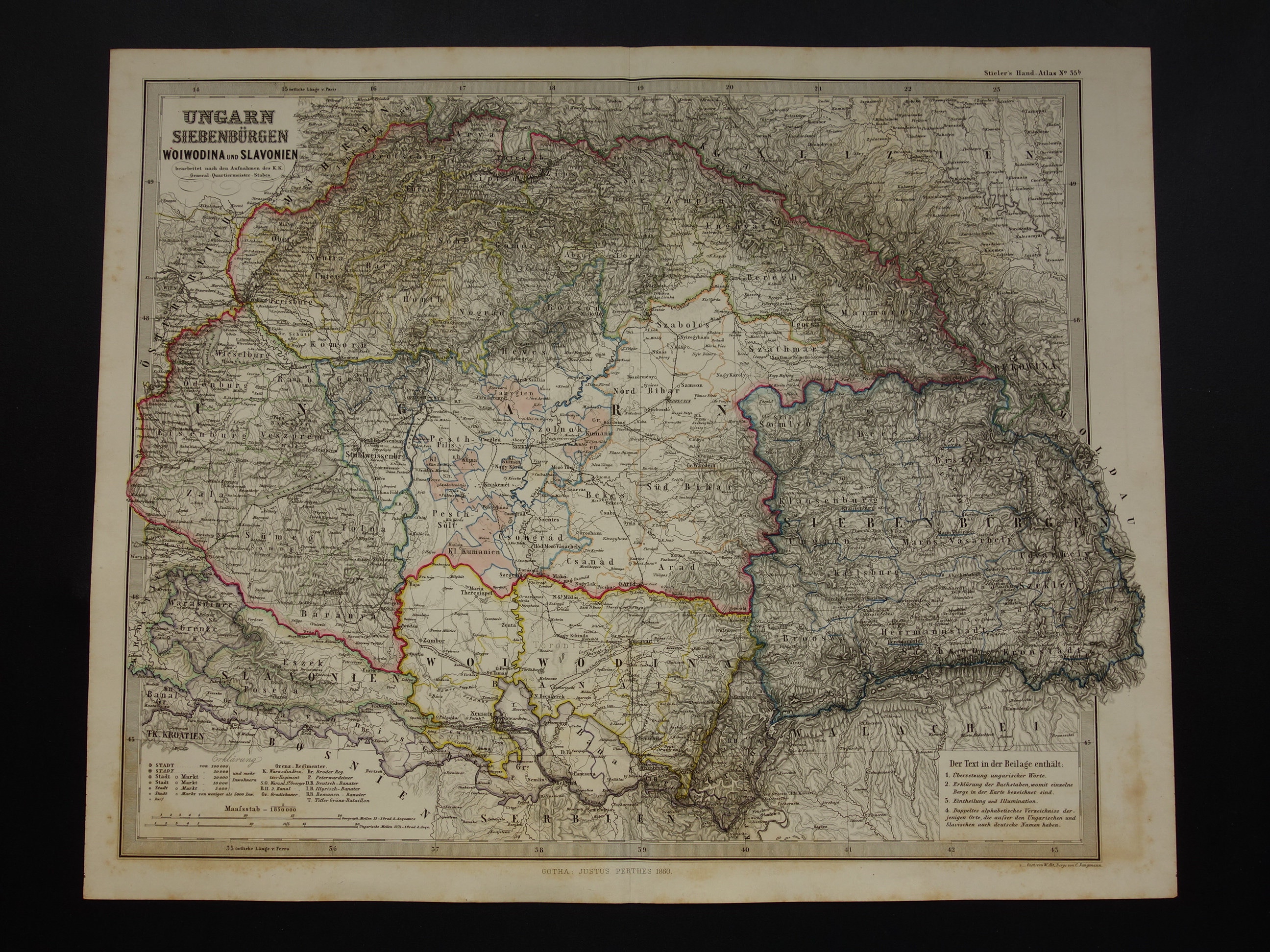 Large Map Of Hungary