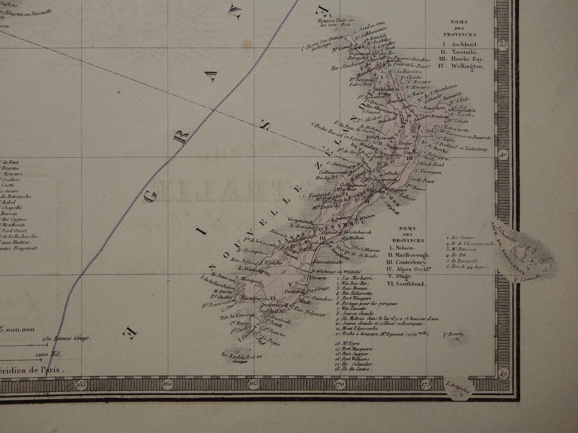 1876 AUSTRALIA Old Map - LARGE Original Antique Maps About Australia ...