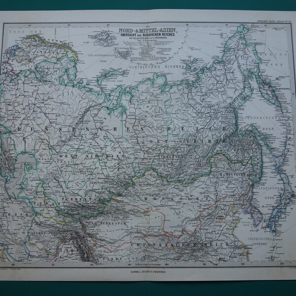 Russia Map - Etsy