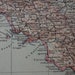 ITALY Old Map of Italy 1928 Detailed Vintage Print About South Italia ...
