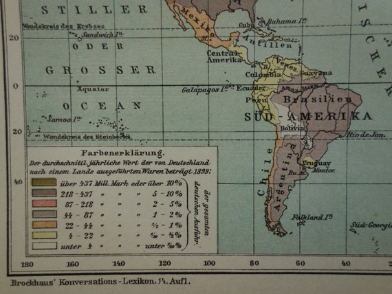 Globes & Maps Home Décor Home & Living 10x12 Old German Economy Map ...