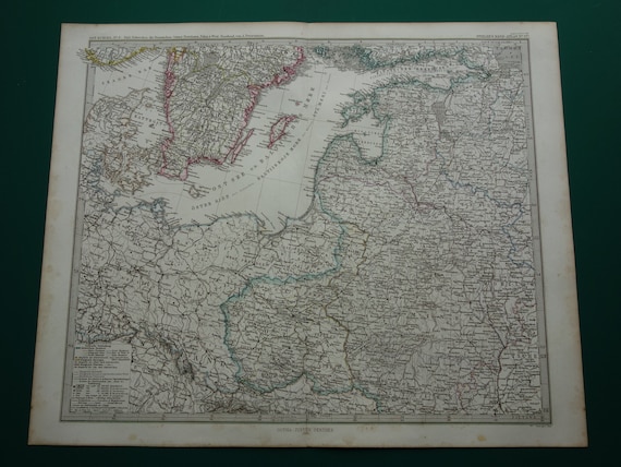 Europe Map Baltic Sea Germany