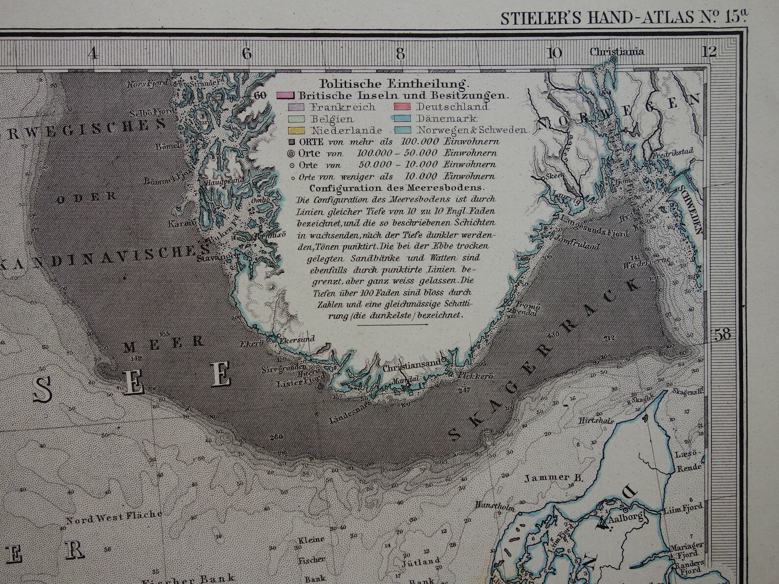 Antique Map of the United Kingdom and Ireland 1875 Beautiful - Etsy