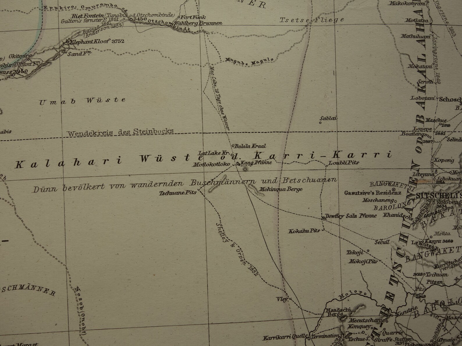 SOUTH AFRICA Map of Transvaal Republic LARGE 1877 Antique - Etsy
