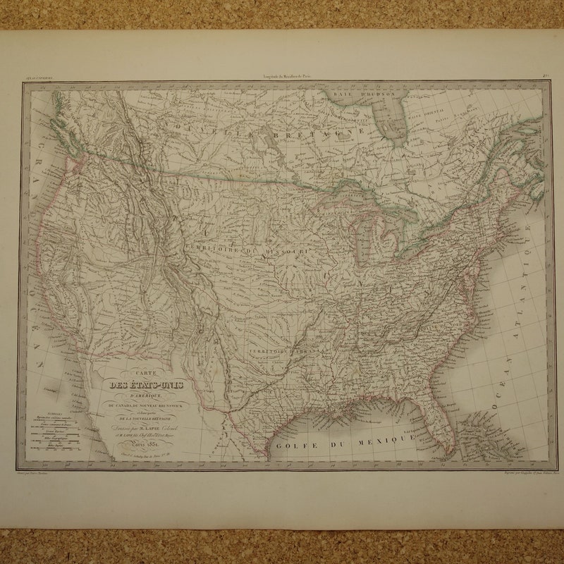 Usa Map Poster - Etsy