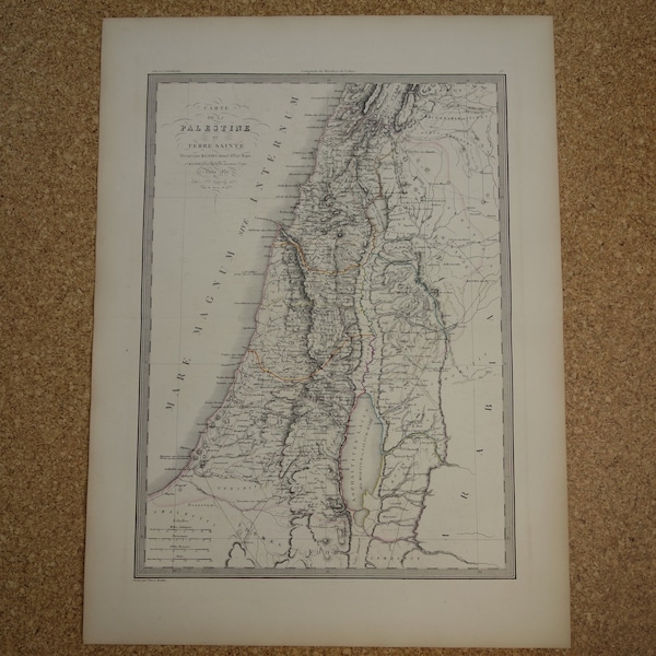 Palestine Maps Old - Etsy