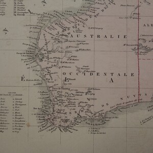 1876 AUSTRALIA Old Map LARGE Original Antique Maps About Australia ...