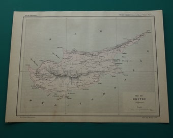 Antique Nicosia Maps - Etsy