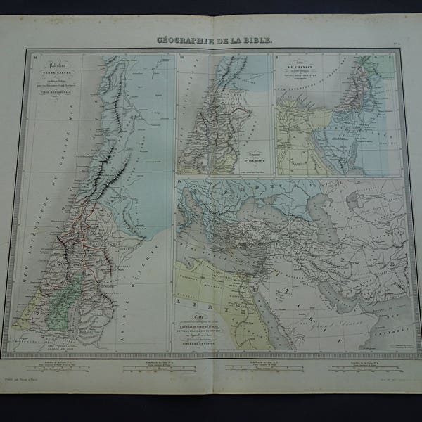 Large Biblical Wall Maps - Etsy