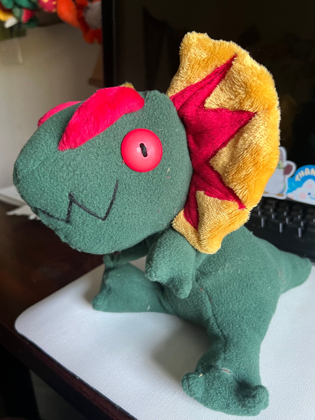 Spitter Dinosaur Prototype Plushies - Etsy