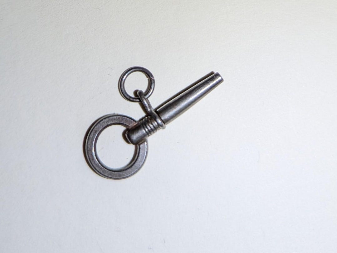 Vintage Pocket Watch Wind - up Key Fob - Etsy