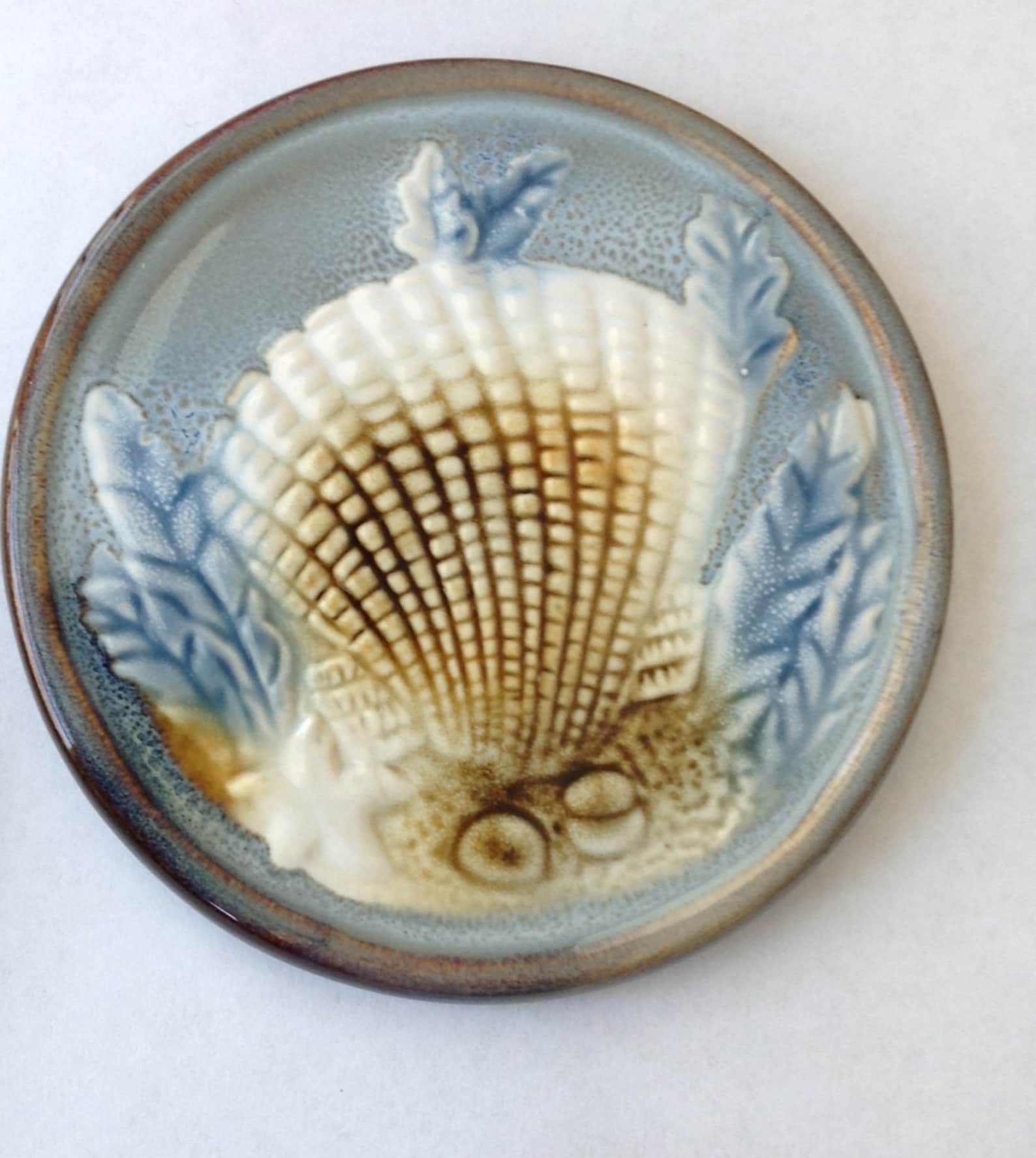 Coaster Nautical Marine Beach Nature Ceramic Serving Set of Four - Etsy