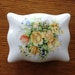 Vintage Floral Porcelain Trinket Box - Etsy