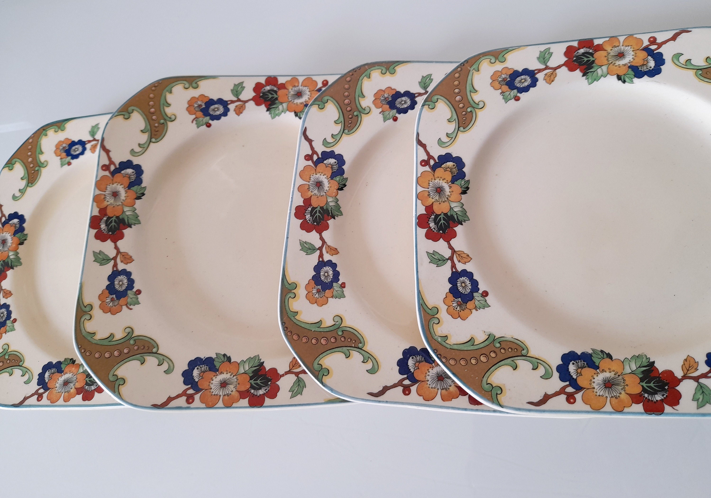 1930s Woods Ivory Ware, England, Dinner Plates X 3 - Etsy