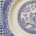 Willow Dinner Plate by Barratts Staffordshire England C. 1950s - Etsy