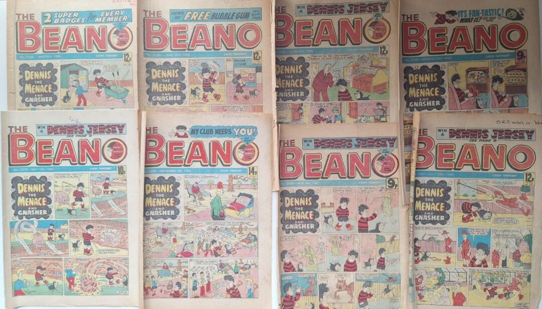 1980s Beano Comics - Etsy