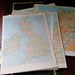 1960s the Dunlop Maps Touring Map, Key Route Map of the British Isles ...