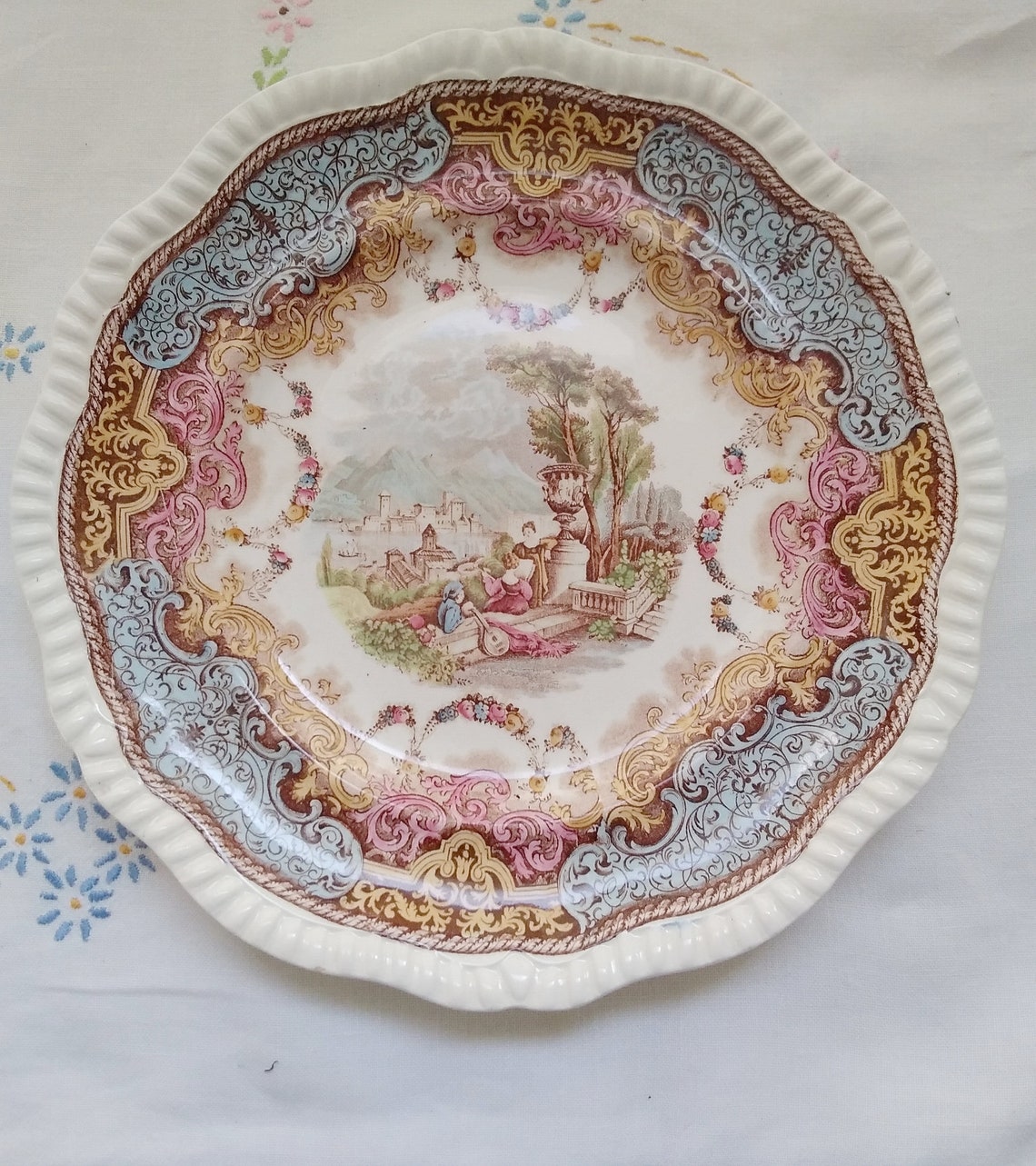 1910 Decorative Copland Late Spode Regency Plate - Etsy