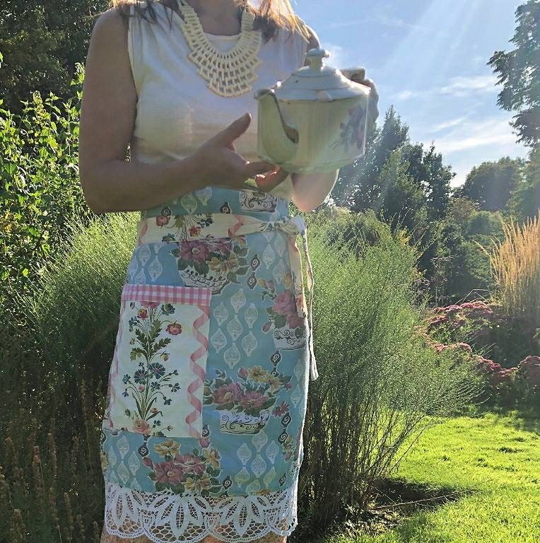 Handmade Vintage 100% Recycled Fabric Aprons Made in England - Etsy