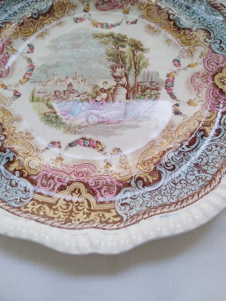 1910 Decorative Copland Late Spode Regency Plate - Etsy