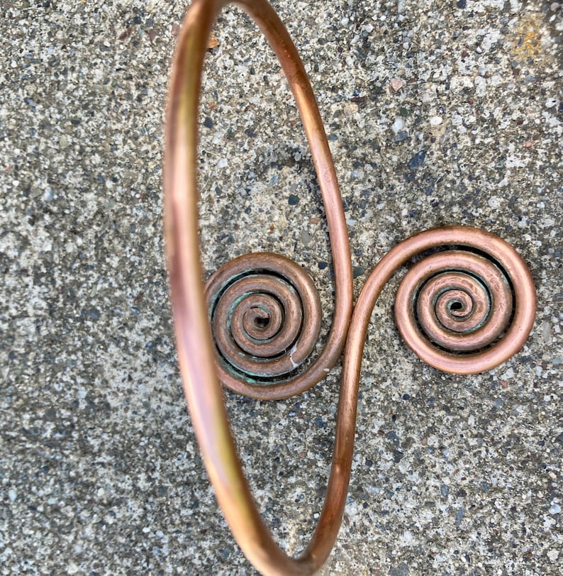 CELTIC IRISH SPIRAL Bronze Age Spiral Reproduction Armlet, Upper Arm ...