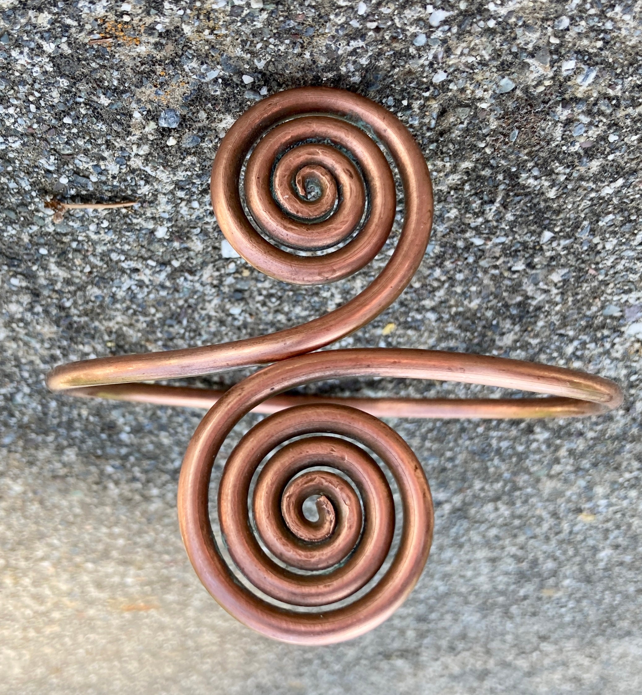 CELTIC IRISH SPIRAL Bronze Age Spiral Reproduction Armlet, Upper Arm ...